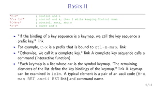 Emacs Key Bindings | PDF