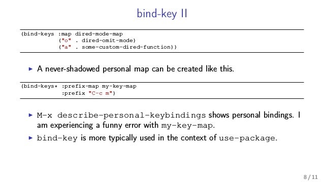 Emacs Key Bindings