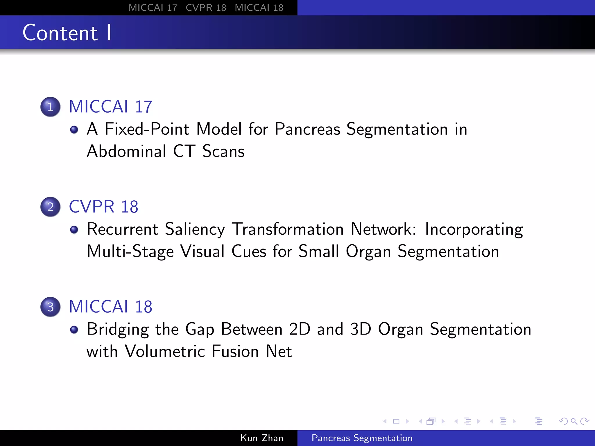 Pancreas Segmentation | PPT