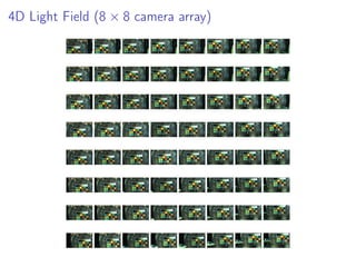 Lossy Light Field Compression | PDF