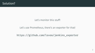 Using Prometheus to monitor your build pipelines | PDF