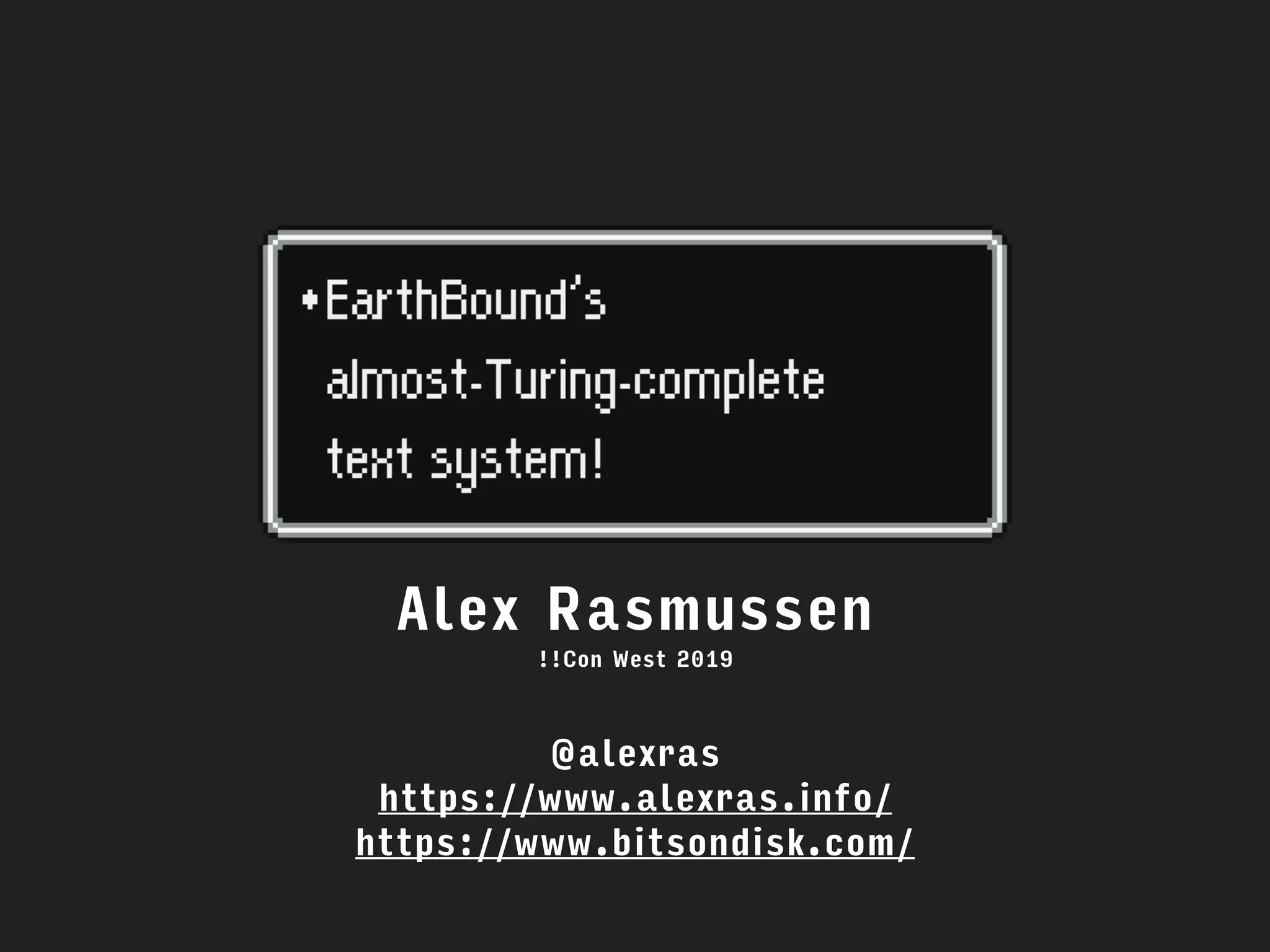 EarthBound’s almost-Turing-complete text system! | PDF | Computing ...