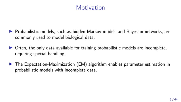 What Is The Expectation Maximization Em Algorithm Pdf Physics