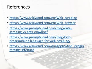 What is Web-scraping? | PDF | Web Design and HTML | Internet