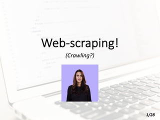 What is Web-scraping? | PDF | Web Design and HTML | Internet