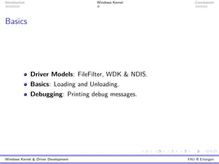 Windows Kernel & Driver Development | PDF