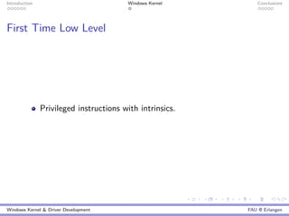 Windows Kernel & Driver Development | PDF
