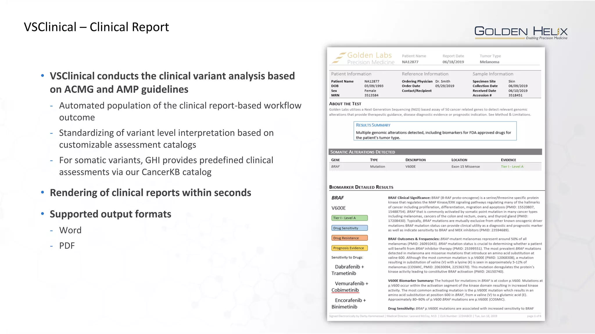 AMP-Based Variant Classification with VSClinical | PDF