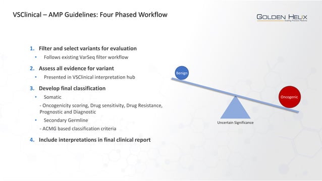 AMP-Based Variant Classification with VSClinical | PDF