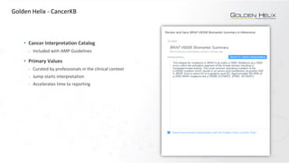 AMP-Based Variant Classification with VSClinical | PDF