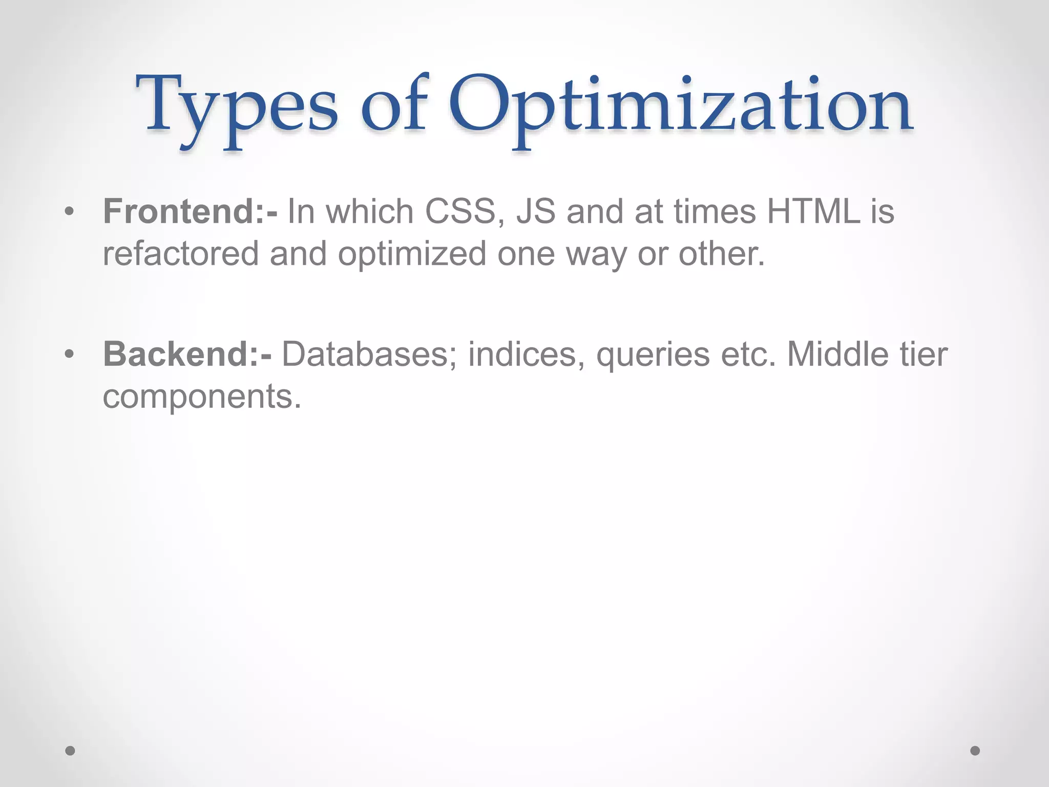 Tips every developer should know to improve site performance | PPTX