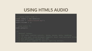 Web Audio Made Easy with Howler.js
