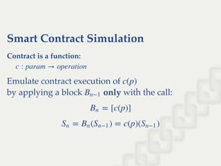 Blockchain and Smart Contract Simulation | PPT