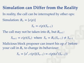 Blockchain and Smart Contract Simulation | PPT