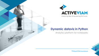 Dynamic dataviz in Python | PPT