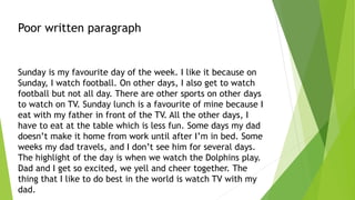 ENGLISH PARAGRAPH WRITING | PPT