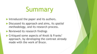 Reviewing & Critiquing the Methods & Strategy of an Existing Research ...