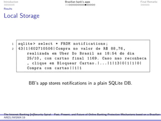 The Internet Banking [in]Security Spiral: Past, Present, and Future of ...