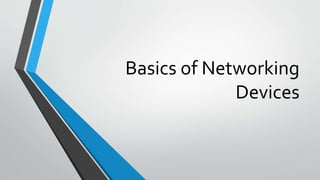 Computer Networking 101 | PPTX
