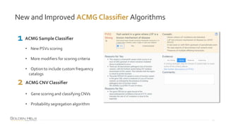 Exploring New Features and Clinical Reports in the ACMG Guideline ...