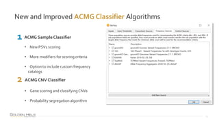 Exploring New Features and Clinical Reports in the ACMG Guideline ...