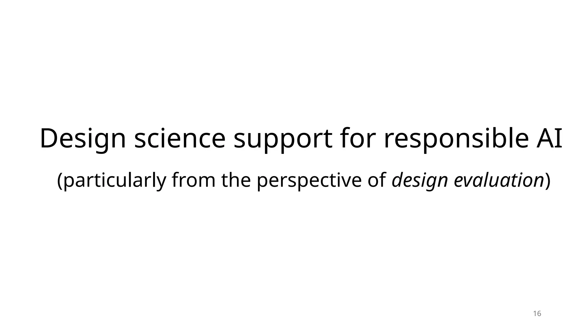 Toward Next generation design science for responsible AI | PPTX