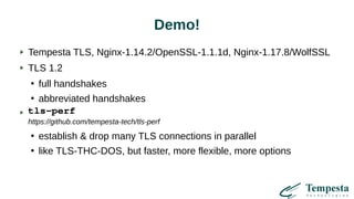 Mathematics and development of fast TLS handshakes | PPT