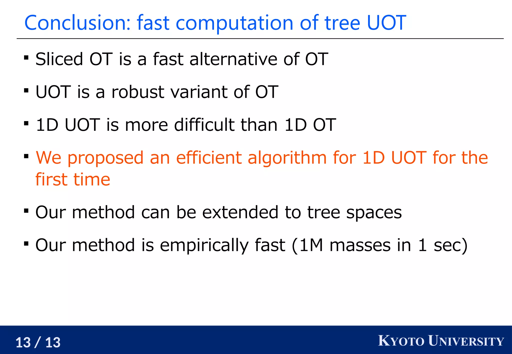 Fast Unbalanced Optimal Transport On A Tree Ppt
