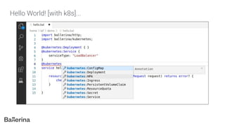 Ballerina – An Open-Source, Cloud-Native Programming Language for Microservices