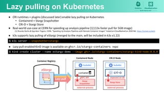 Faster Container Image Distribution on a Variety of Tools with Lazy Pulling | PPT