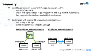 P2P Container Image Distribution on IPFS With containerd and nerdctl | PDF