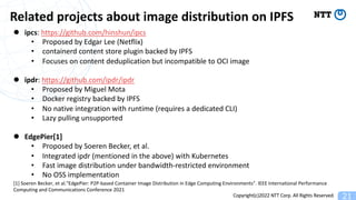 P2P Container Image Distribution on IPFS With containerd and nerdctl | PDF