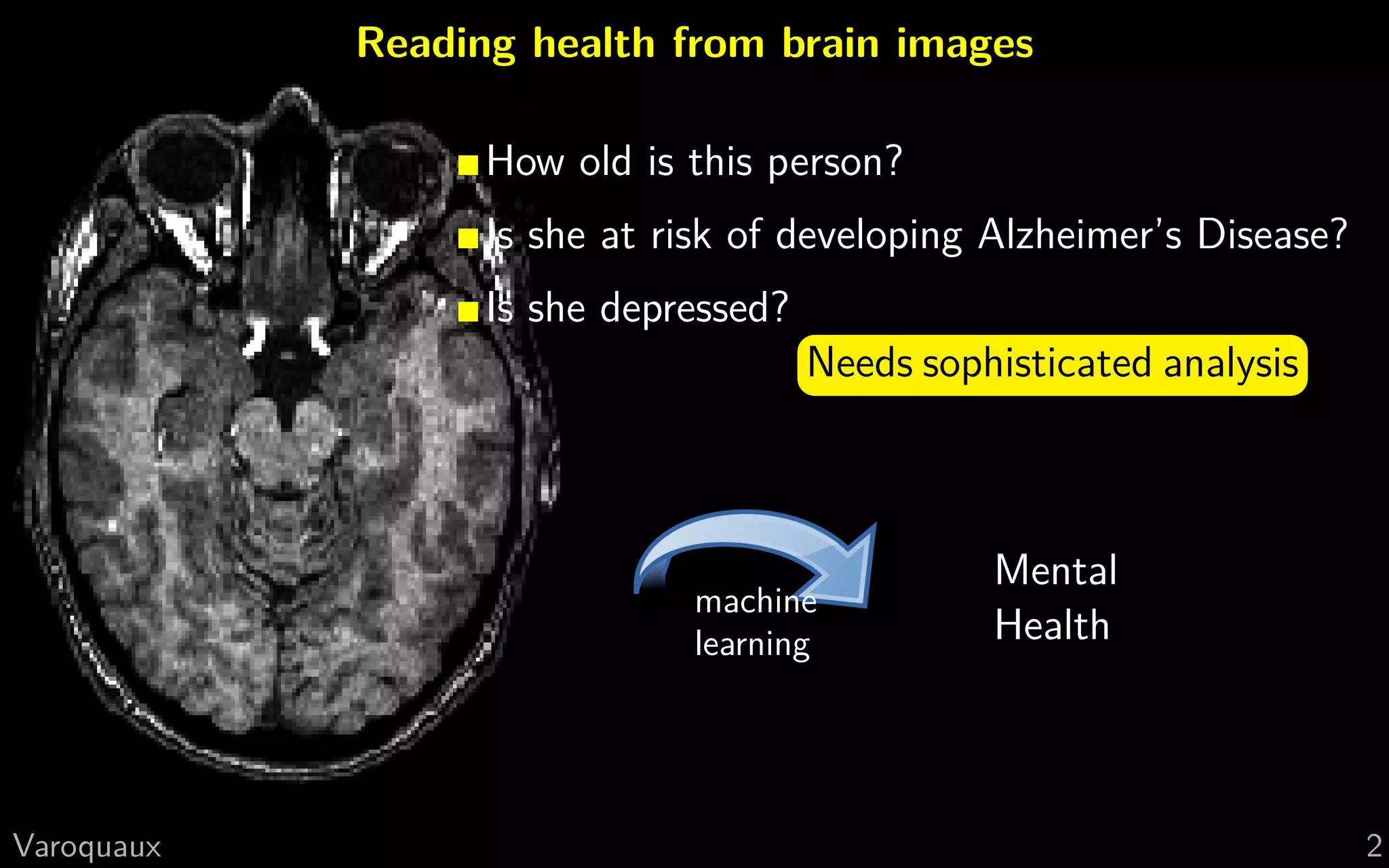 Measuring mental health with machine learning and brain imaging | PPT ...
