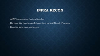 Recon like a pro | PPTX