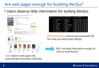 Towards Principled User-side Recommender Systems | PPT