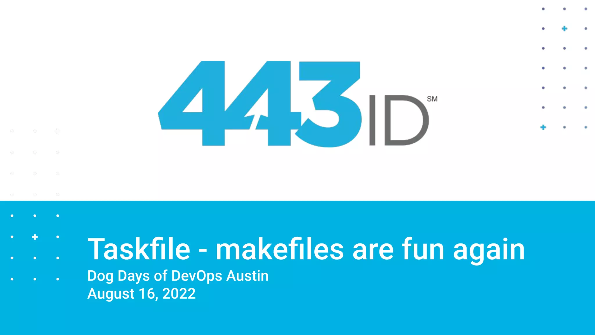 Taskfile - makefiles are fun again | PDF