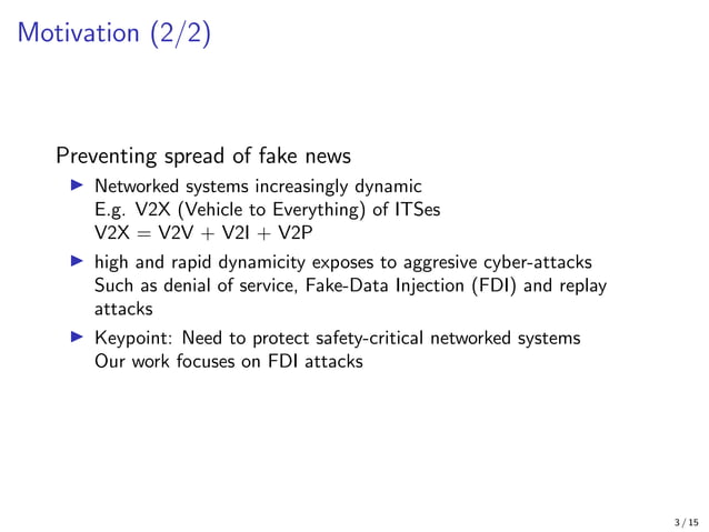 Selection Of Fdi Tolerant Time Sensitive Networking Tsn Based Architecture Ppt