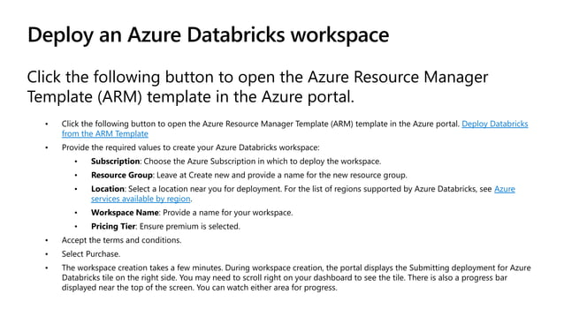 Azure Data serices and databricks architecture | PPTX