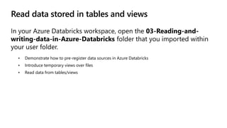Azure Data serices and databricks architecture | PPTX