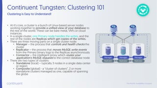 Continuent Tungsten Value Proposition Webinar | PPT