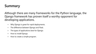 Concepts and applications of Django.pptx