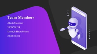 Development of Chatbot Using AI\ML Technologies | PPT | Free Download