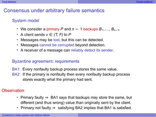 Fault Tolerance in Distributed System | PPTX