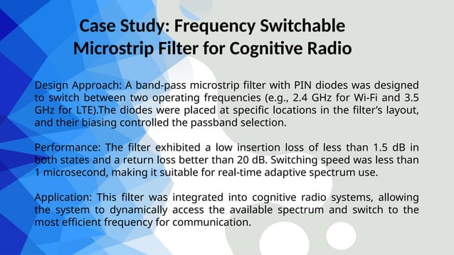 Microstrip Filter and various techniques | PPTX