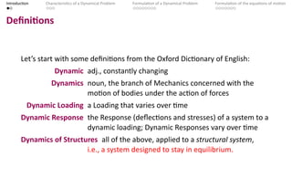 An Introduction to Dynamics of Structures | PDF