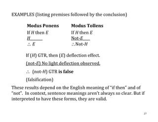 Mayo Slides Meeting #2 (Phil 6334/Econ 6614): Part II Logic | PDF