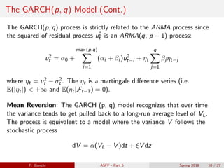 Arch & Garch Processes | PDF