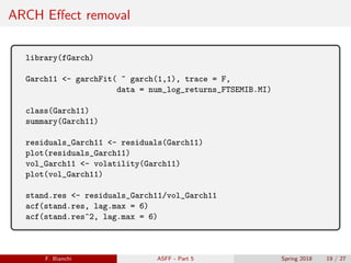 Arch & Garch Processes | PDF