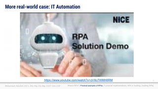 Robotic Process Automation (RPA): A Brief Introduction for Auditors | PPT