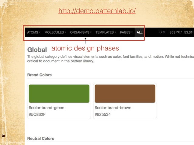 Adventures in Atomic Design | PPT